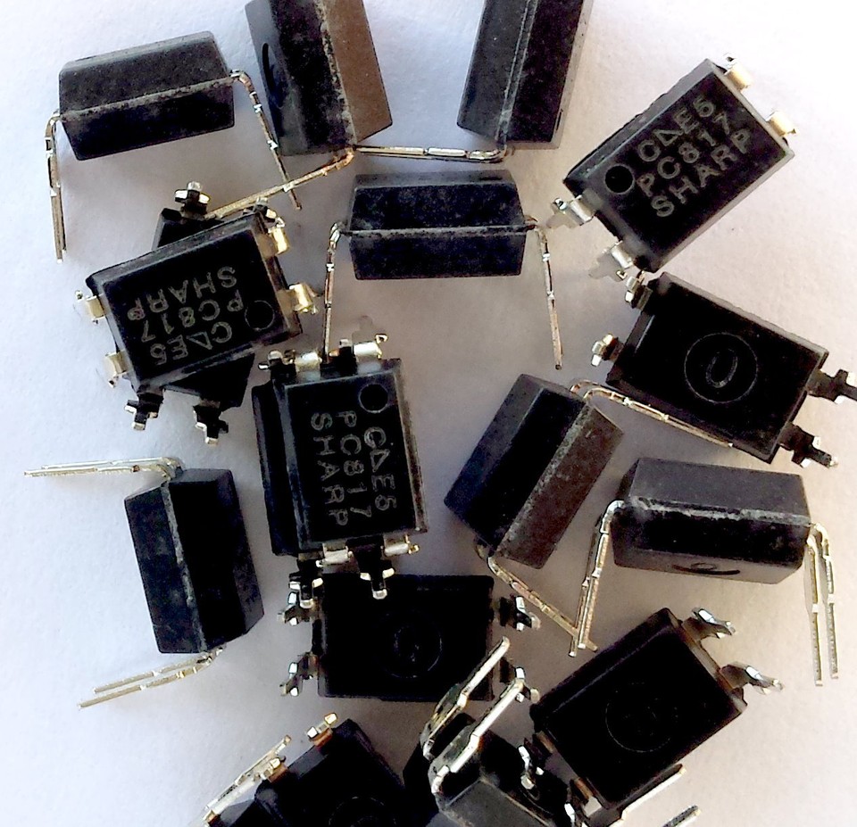 4 pieces- PC817 Opto-Isolator Photocoupler DIP, 817 SHARP Opto Coupler ...
