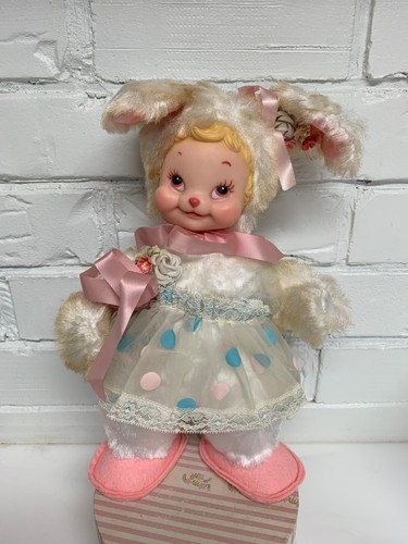 Rare rushton rubber face ballerina bunny plush vintage toy | eBay