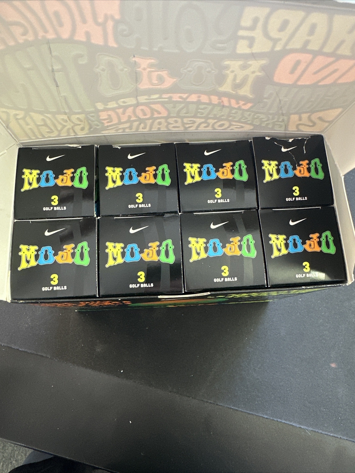 Nike Mojo Golf Balls 24 Two Dozen Multicolored 4 Bright Colors Original ...