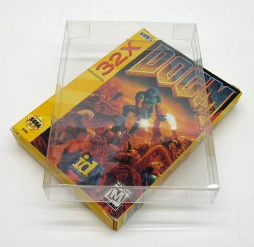 Clear Display Protective Box Protector Sleeve Case For Sega Genesis 32x ...