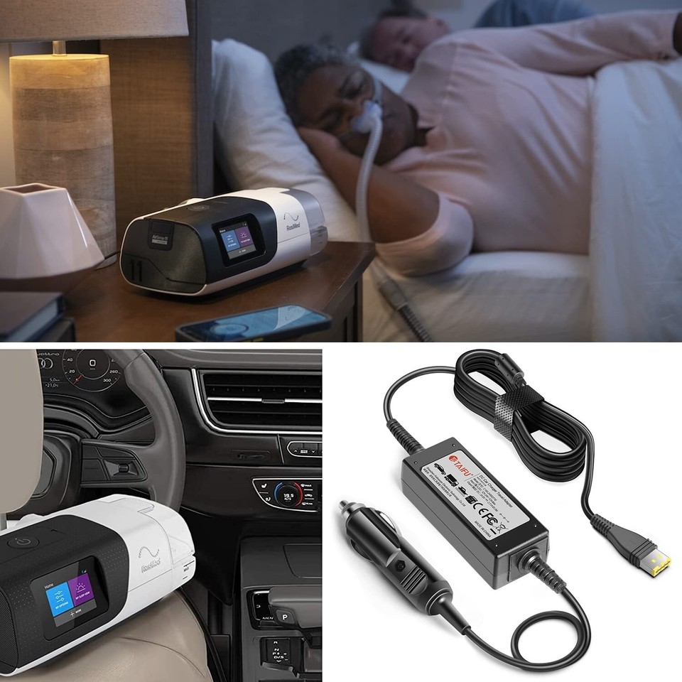 Resmed AirSense 11 DC Adapter 12V-24V Car Charger 65W Power Supply Cord ...
