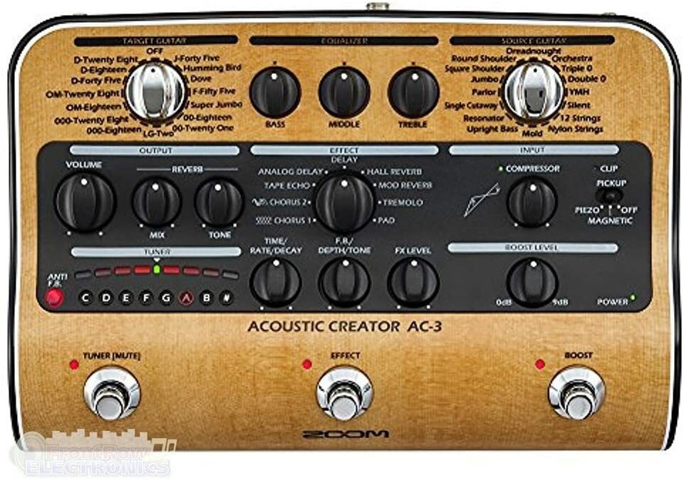 ZOOM Acoustic Guitar Preamplifier AC-3 | eBay