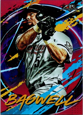 2020 Topps Fire Red Foil Jeff Bagwell Houston Astros Baseball Cards MLB ...