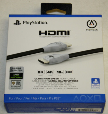 PowerA - Ultra High Speed HDMI 2.1 Cable for PS5 - Ultra HDMI for PS5 ...