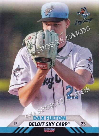2022 Beloit Sky Carp Dax Fulton RC Rookie Miami Marlins | eBay