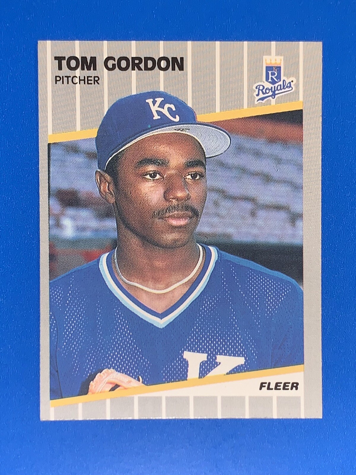 1989 Fleer Tom Gordon Rookie Card #284 Kansa City Royals Set Break NM ...