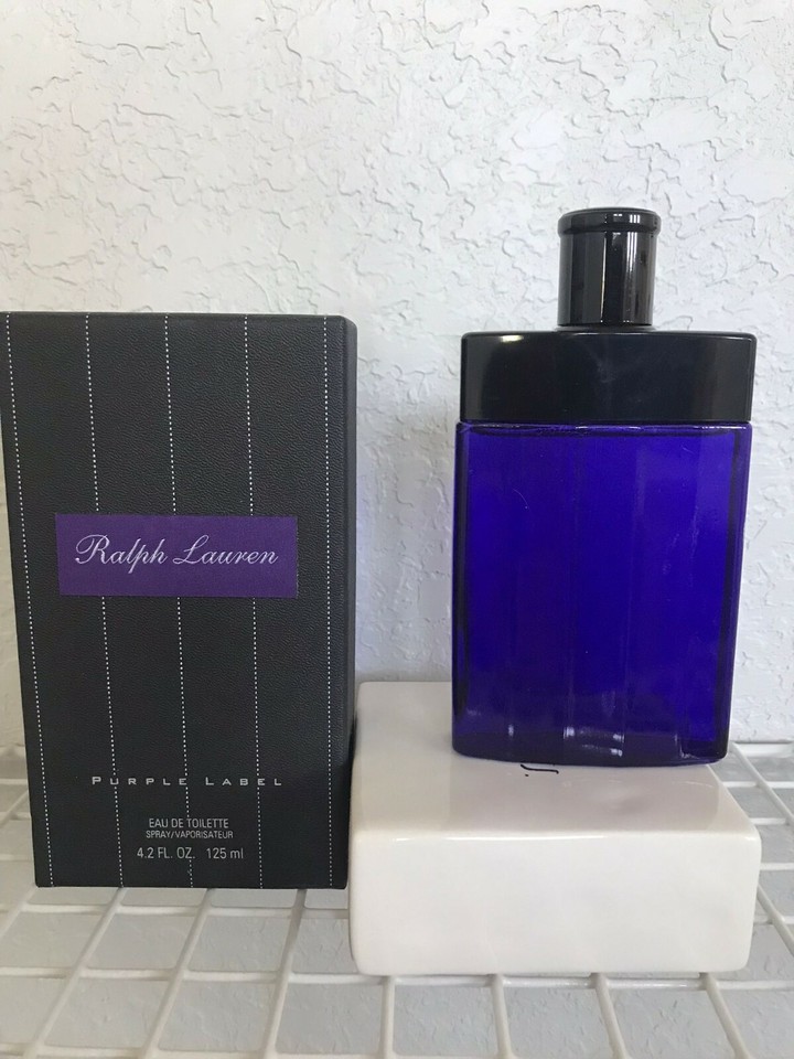 RALPH LAUREN PURPLE LABEL EDT Cologne Men 4.2 oz - NEW Rare Vintage ...