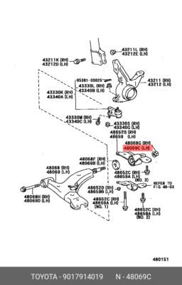 Genuine OE nut, rack end lock, 9017914019 for TOYOTA 90179-14019 | eBay.de