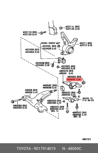 Genuine OE nut, rack end lock, 9017914019 for TOYOTA 90179-14019 | eBay.de
