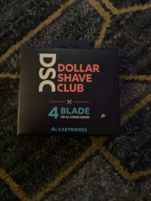 New Dollar Shave Club 4 Blade 4x Cartridge Refill For Razors | eBay