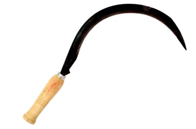 Sichel Handsichel 13" Gartensichel mit Zähnen Kleinsense Sensensichel ...