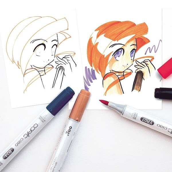 Copic Ciao C2 cool gray Layoutmarker mit Keil- und Pinselspitze | eBay.de