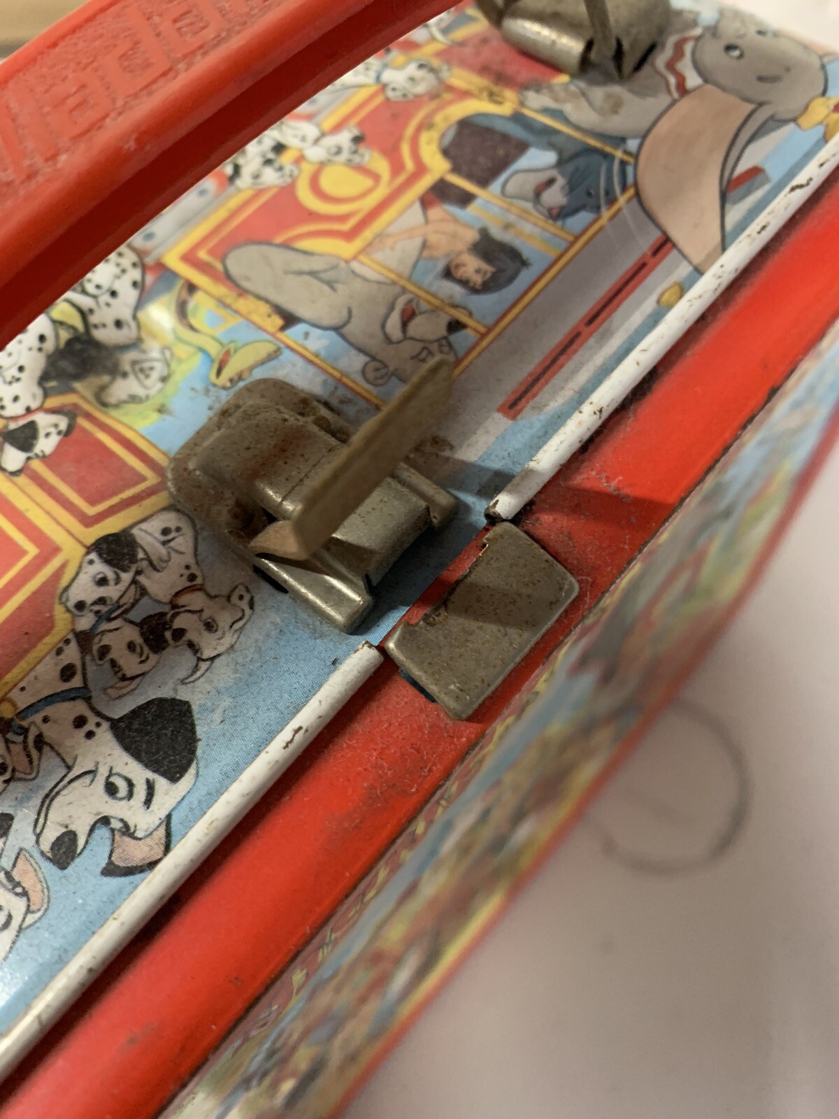 Disney Express Aladdin Metal Lunch Box Rare Vintage 1970s With Print ...