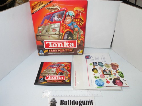 Tonka Search and & Rescue PC CD-ROM Windows Big Box Game Complete 1997 ...