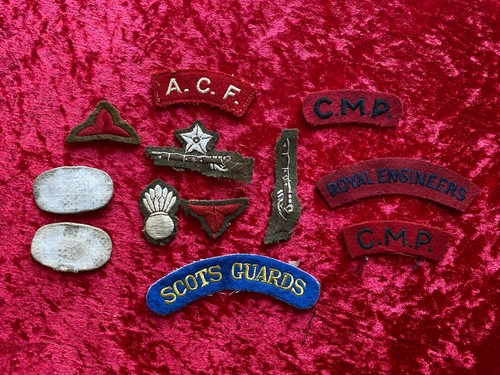 WW2 & Post War British Army Uniform Patches Shoulder Titles | eBay UK