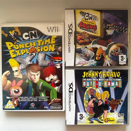 Cartoon Network Johnny Bravo Collection Punch Time, Racing Nintendo Wii ...