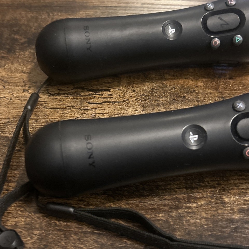 Pair Of Sony PlayStation 4/5 VR Move Motion Controllers PSVR PS4/PS5 ...