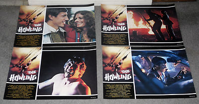 THE HOWLING original rare 7 large 1981 lobby card posters DEE WALLACE ...