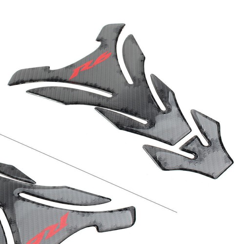 1Pcs Moto 3D Carbon Fiber Tank Decal Protector Pad Sticker For YZF R6 ...