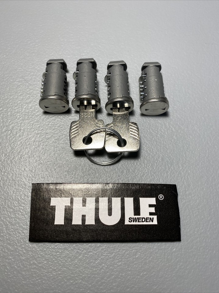 Thule One-Key System Lock Cylinders (Pack of 4) - Thule Lock Set 4 Pack ...
