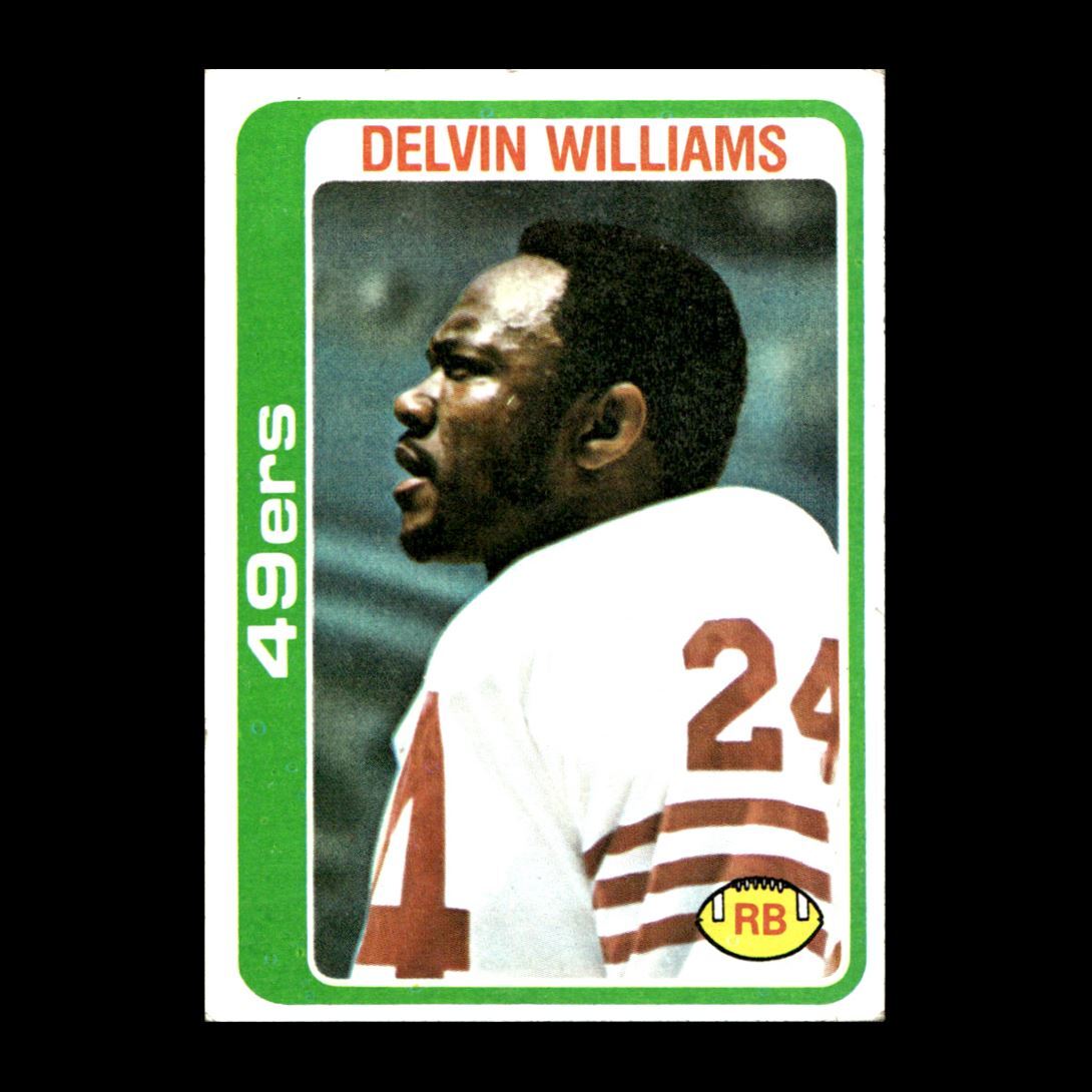 Delvin Williams 1978 Topps San Francisco 49ers #264 R308i 1 | eBay