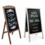 Wood Frame Cafe Restaurant Bar Sidewalk Chalkboard Easel Menu Wedding ...