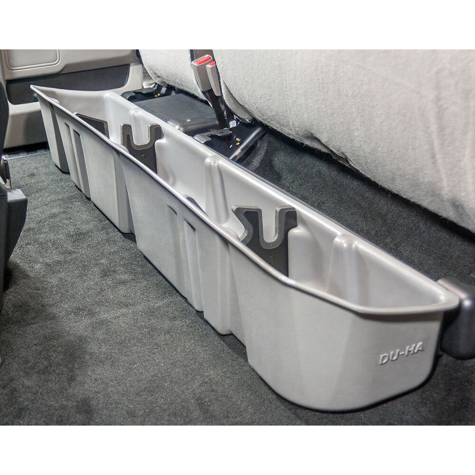 DU-HA Under Seat Storage w/ Gun Rack Fits 2015-19 Ford F150 SuperCab ...