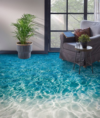 3D Sea Light Ripple K1331 Floor WallPaper Murals Wallpaper Mural Print ...