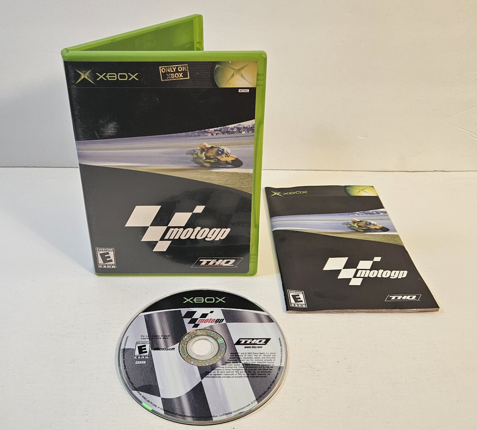 MotoGP Microsoft Classic Xbox 2002 Motorcycle Racing Game CiB Complete ...