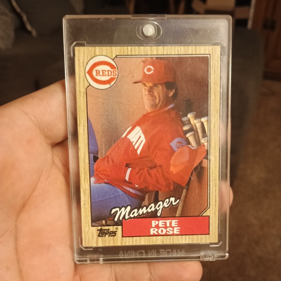 1987 Topps - #393 Pete Rose error card | eBay