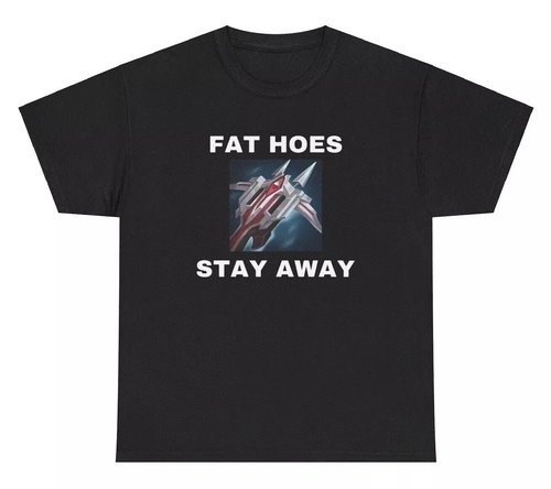 Fat Hoes Stay Away Parody T Shirt Funny Gamer Parody Offensive Joke Gen ...