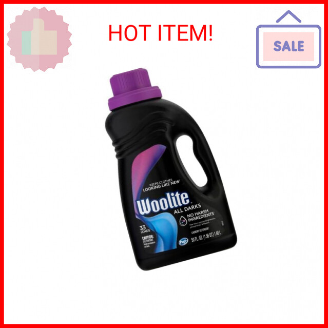 Woolite Darks Defense Liquid Laundry Detergent, Light Fresh Scent, 33 ...