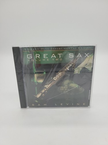 Sam Levine GREAT SAX VOLUME 2 Green Hill Instrumental Classic CD New ...