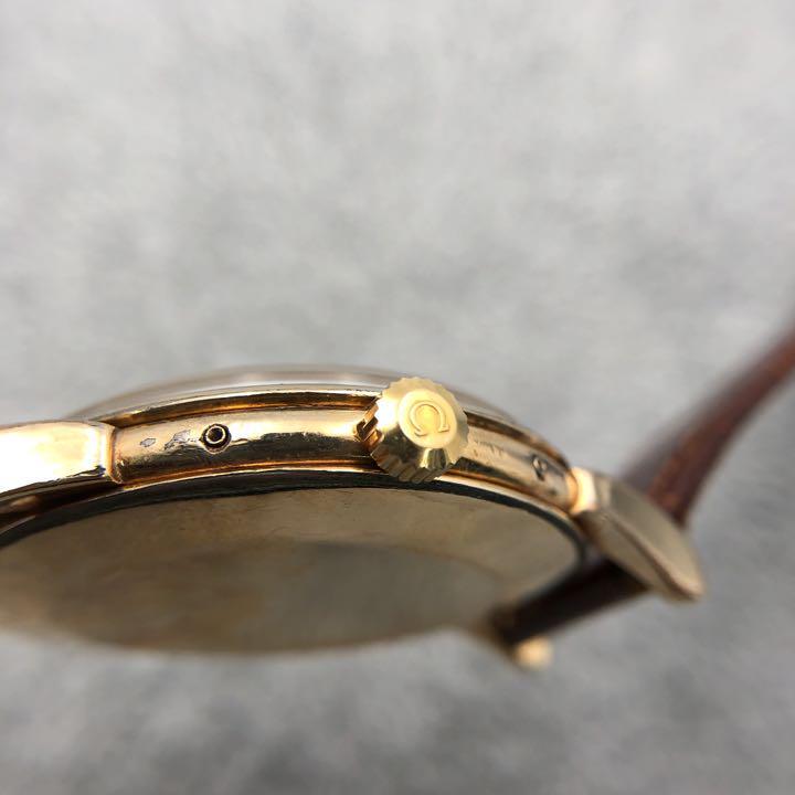 Rare omega triple calendar 2486-2 hand-rolled 214159 analog watch men ...