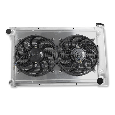 5 Row Radiator+Shroud+Fans For 1967-72 Chevy C/K C10 C20 C30 Pickup ...