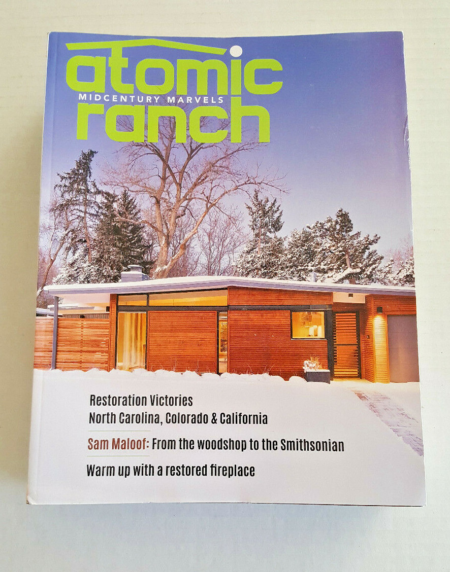 ATOMIC RANCH MAGAZINE Winter 2016 MINT Mid Century Modern ART Interior ...