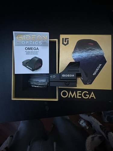 Gideon Optics Omega Reflex Sights 3 MOA Red Single Dot Reticle Black ...