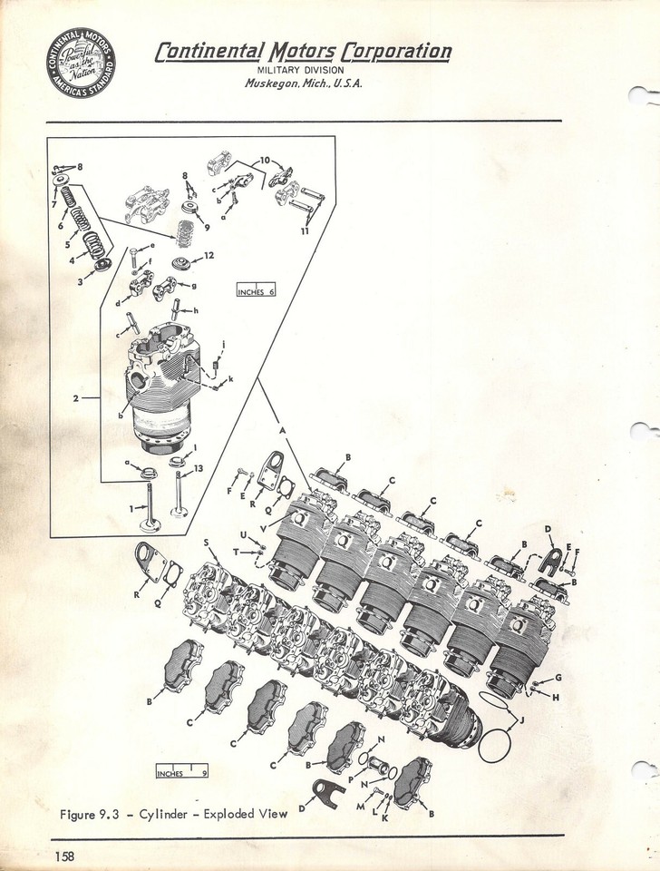 On CD 1790 v12 Continental engine AVI-1790-909 909w Service overhaul ...