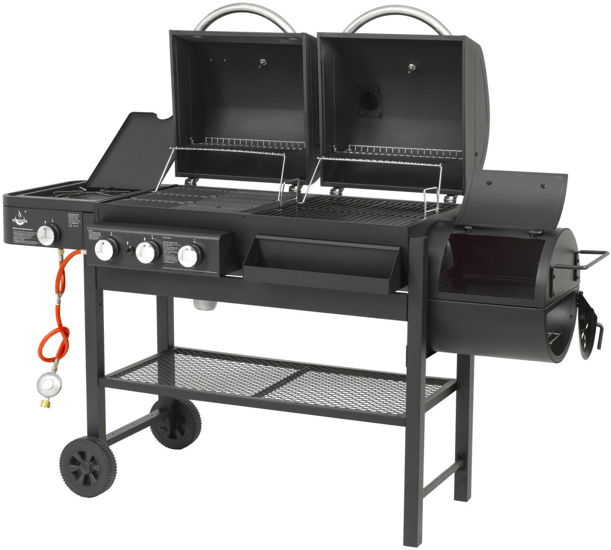 Brinkmann Dual Zone 3-Burner Gas And Charcoal Grill, 50% OFF