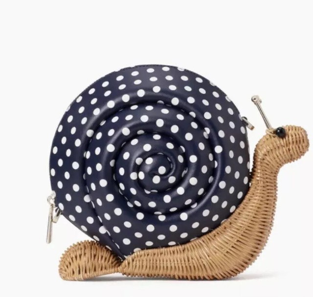 kate spade new york Scarlett Snail Wicker Crossbody Handbag, Medium ...