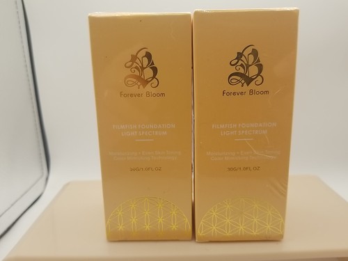 Lot Of 2 Forever Bloom Foundation Light Dpectrum 30g/1oz Biomimic NEW ...