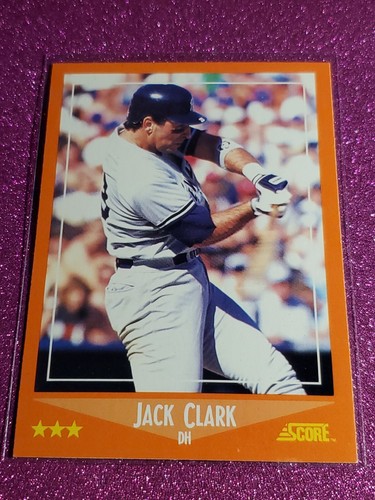 1988 Score Rookie and Traded #1T Jack Clark Yankees | eBay