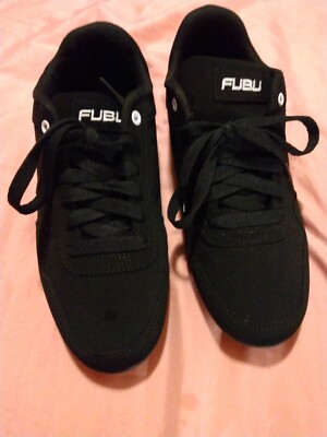 FUBU Men's Black Lace-up Low Top Memory Foam Athletic Sneakers Shoes ...