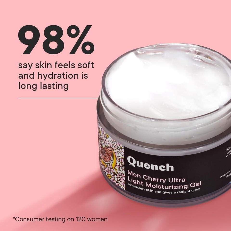Quench Ultra Light Moisturizer Brightens Skin, Calms Inflammation For ...
