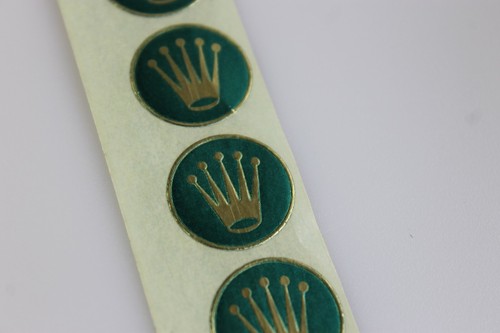 VINTAGE original ROLEX Aufkleber, Decal,Sticker,GMT 6542, SUB 5513 ...