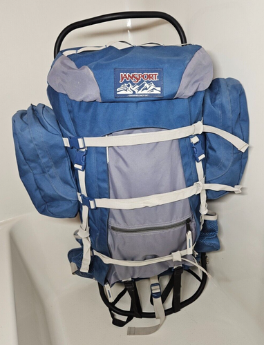 JANSPORT Carson 80 Liter External Frame Hiking Backpack w Lower Lumbar ...