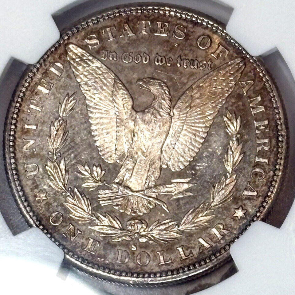 1880 S Toned Morgan $ NGC MS 64💎💎Insane PQ Monster Toning💎💎VIDEO | eBay