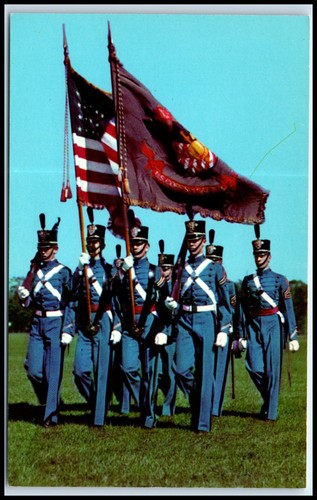 Postcard Cadet Colors And Guards US Military Academy West Point E46 | eBay