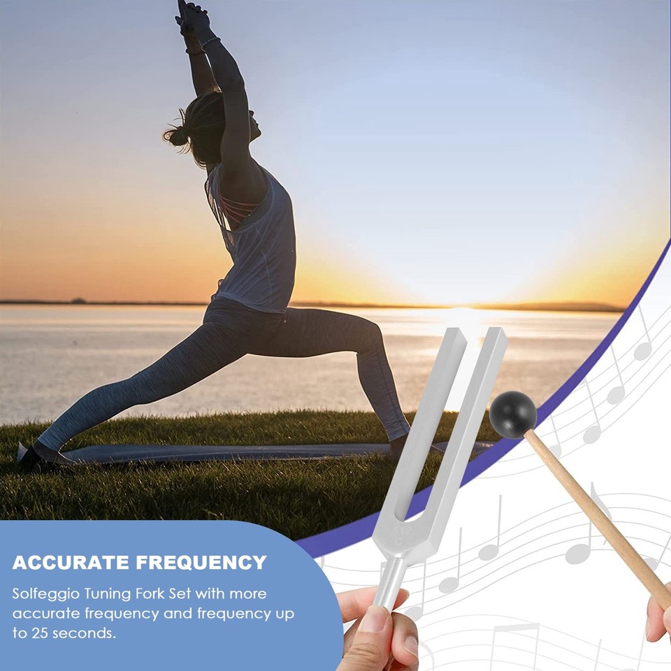 Tuning Forks Set-128 Hz, 256 Hz, 512 Hz,Tuning Forks Perfect for ...