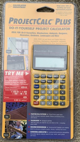 NEW ProjectCalc Plus Project Calculator Calculated Industries Model ...